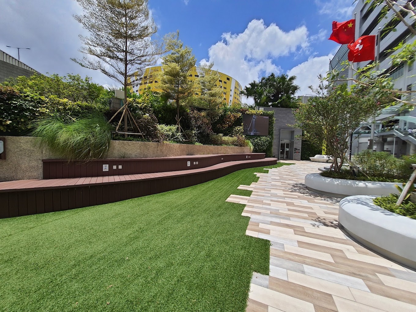 Piazza of EMSD Headquarters