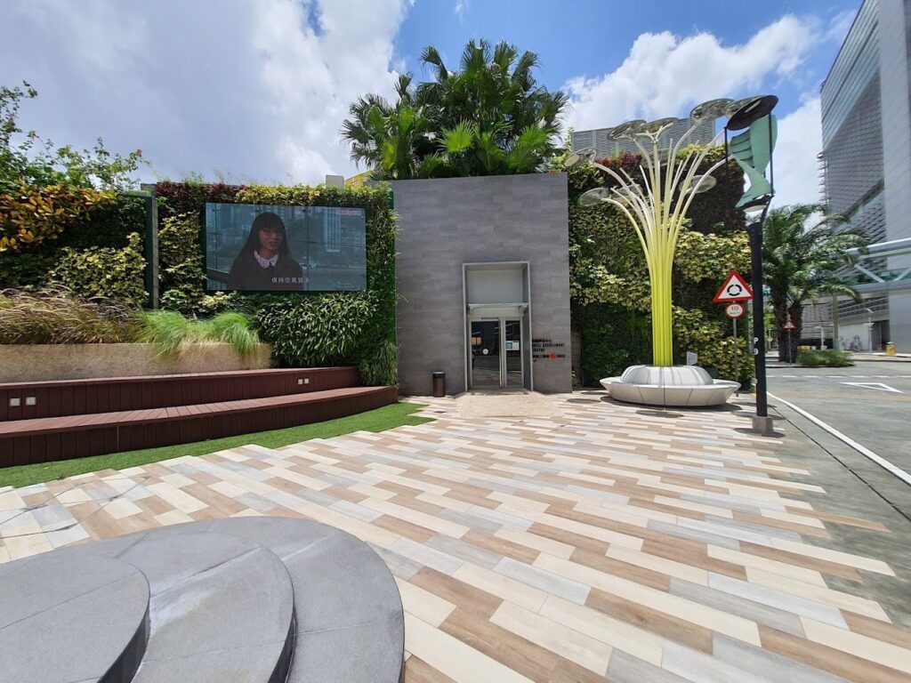 Piazza of EMSD Headquarters – M&P Consulting Engineers (HK) Ltd.